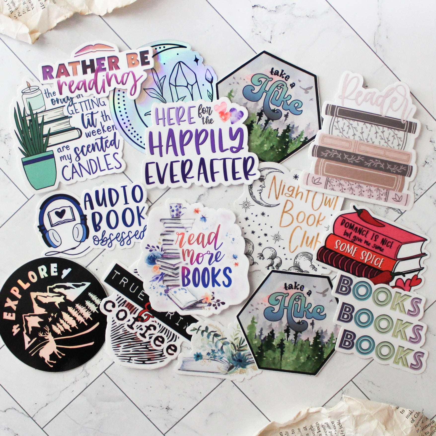 Bookish Stickers – Novelly Yours